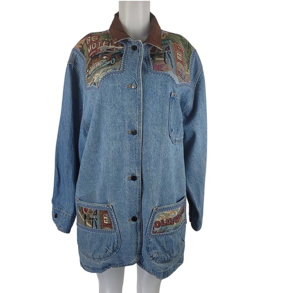 Unbranded | Jackets & Coats | Scottsdale Images Applique Hand Painted ...